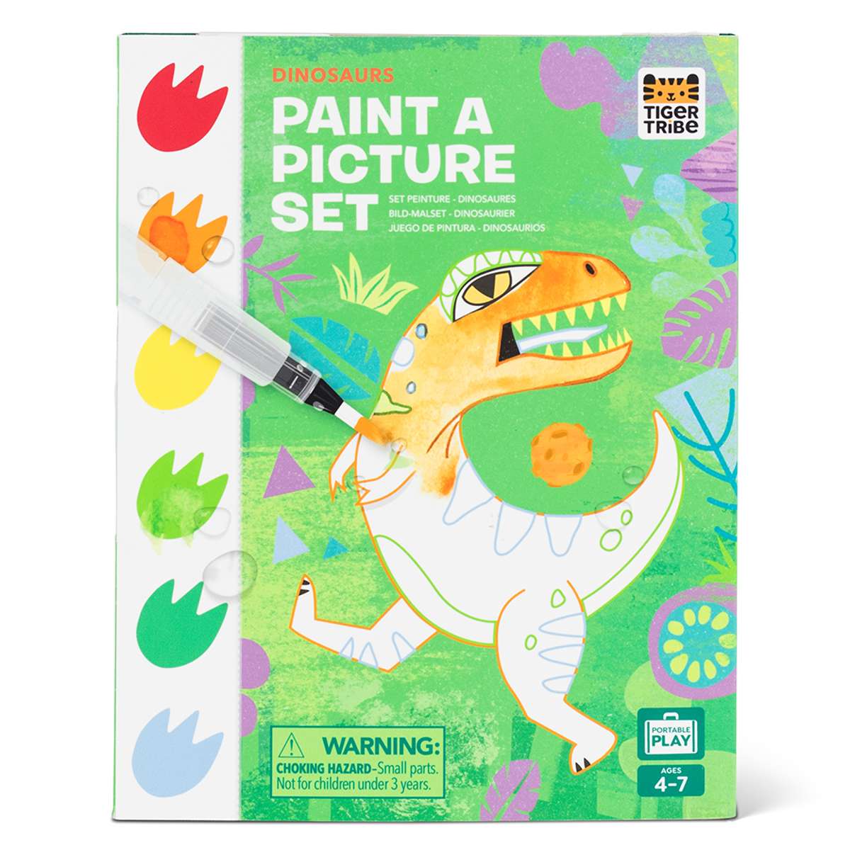Dinosaur Paint-a-Picture Set | Kids Painting Book | Bigjigs Toys ...