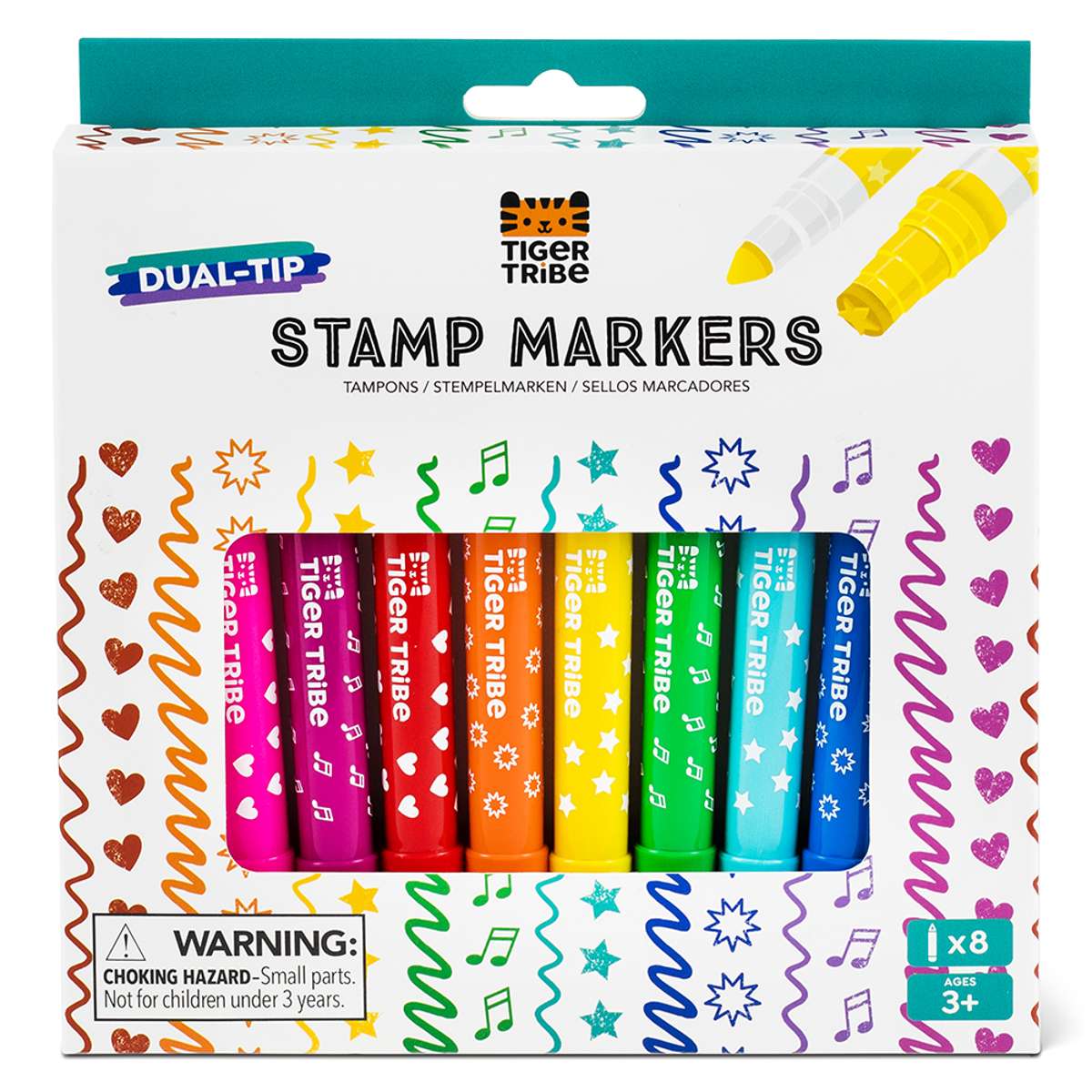 Dual-Tip Stamp Markers | Creative Kids Stamps | Bigjigs Toys – TigerTribe